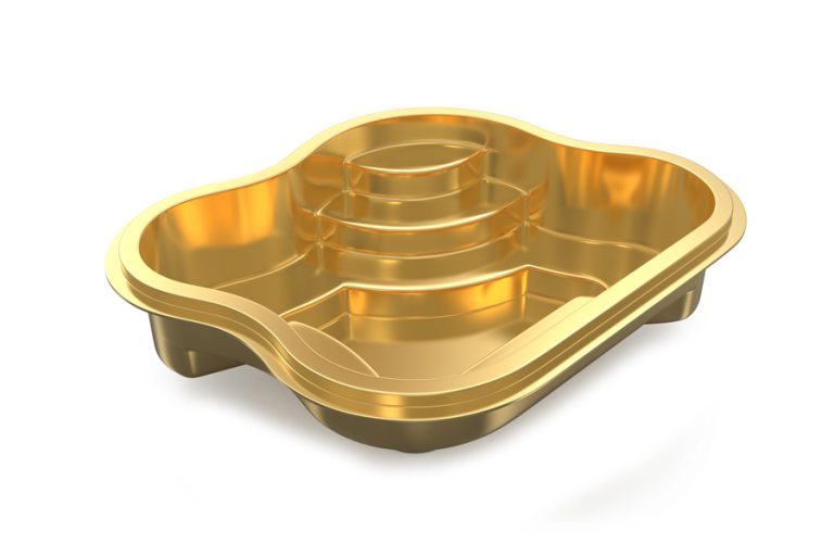 Curvilinear Shape Fiberglass Inground SPA